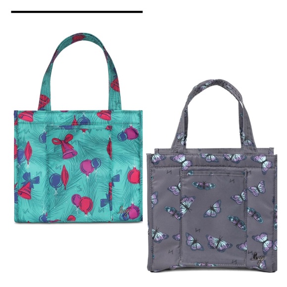 lug | Bags | Lug Pulley Tote Bag Nwtbutterfly Grey Or Pine Ornaments ...